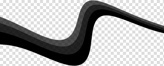 Free: Curves, black abstract illustration transparent background PNG ...