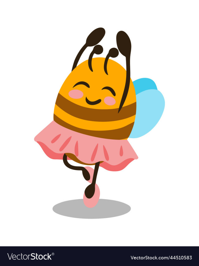 Free: cute bee dancing in tutu - nohat.cc