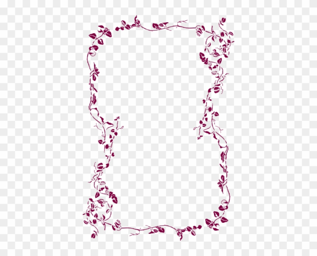 Free: Cute Borders For Microsoft Word - Floral Border Clip Art - nohat.cc