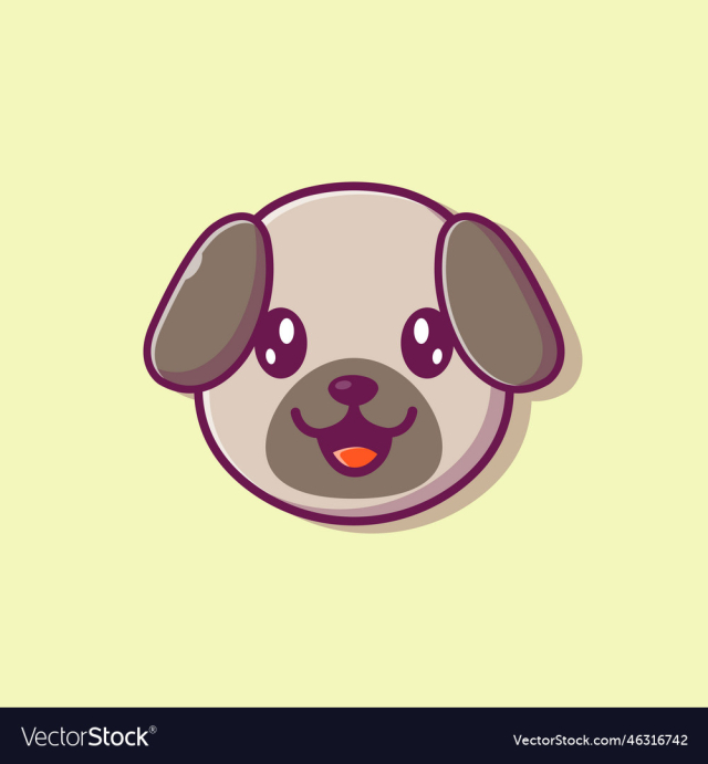 Free: cute dog face cartoon - nohat.cc