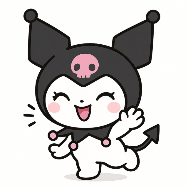Free: Cute Kuromi Character Illustration - nohat.cc
