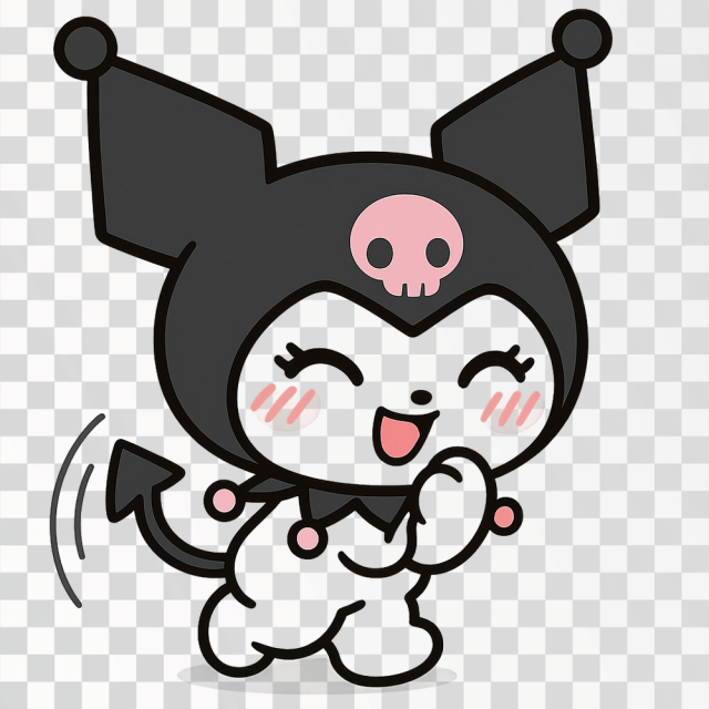 Free: Cute Kuromi Character Illustration - nohat.cc