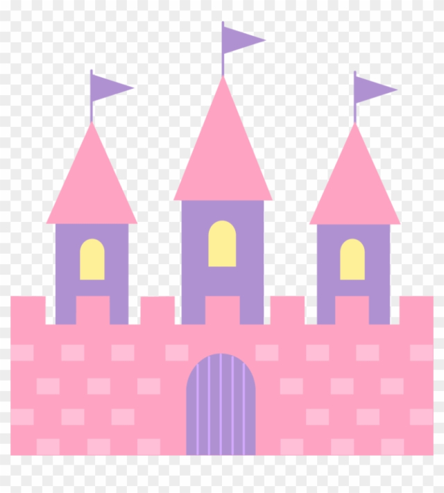 Free: Cute Pink Princess Castle Free Clip Art - Princess Castle Clip ...