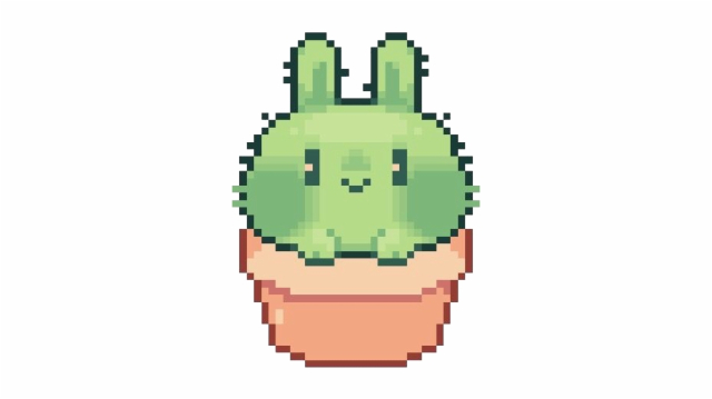Free: Cute Soft Kawaii Tumblr Pastel Pixelart Pixel Cactus - Cute Pixel ...
