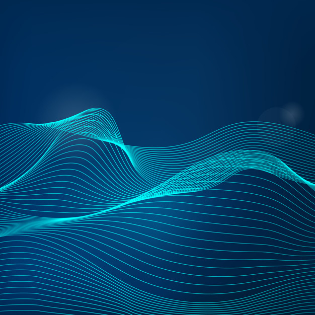 Free: Data visualization dynamic wave pattern vector - nohat.cc