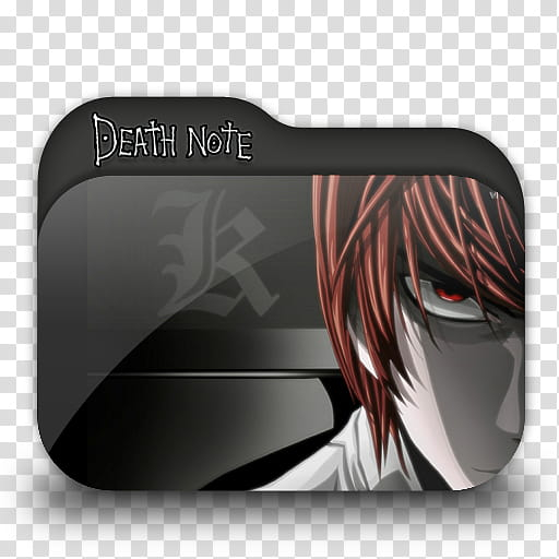 Free: Deathnote Anime Folder Icon, Death Note file icon transparent ...