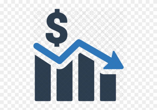 Free: Decrease - Money Graph Icon - nohat.cc
