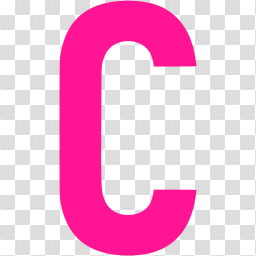 Free: Deep pink letter c icon - Free deep pink letter icons - nohat.cc