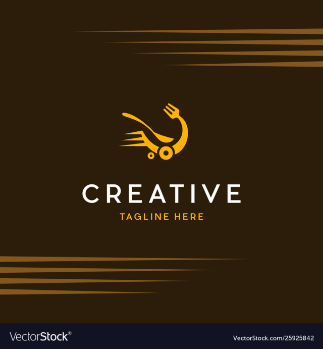 Free: Delivery food speed creative logo design vector image - nohat.cc