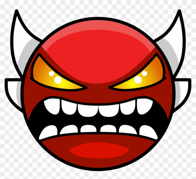 Free: Demon - Geometry Dash Insane Demon Face - nohat.cc