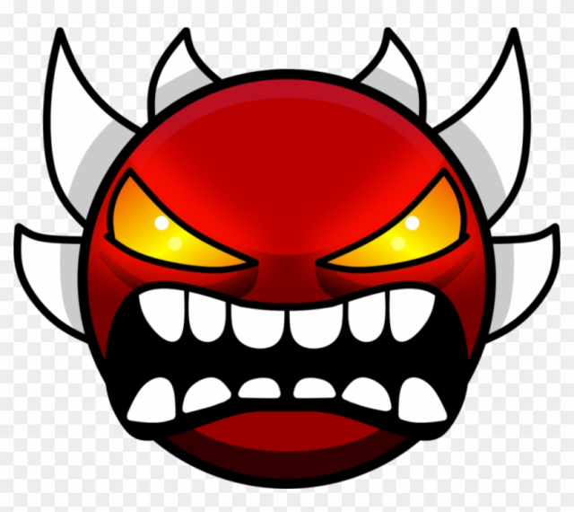 Free: Demon Png - Geometry Dash Extreme Demon - nohat.cc