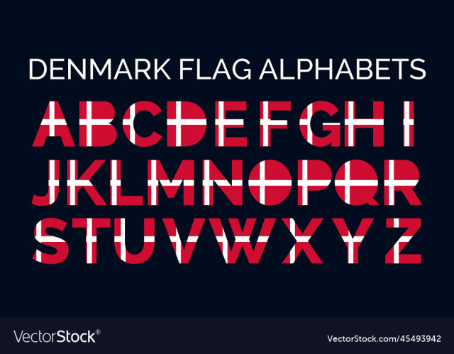 Free: denmark flag alphabetic letters abc logo - nohat.cc