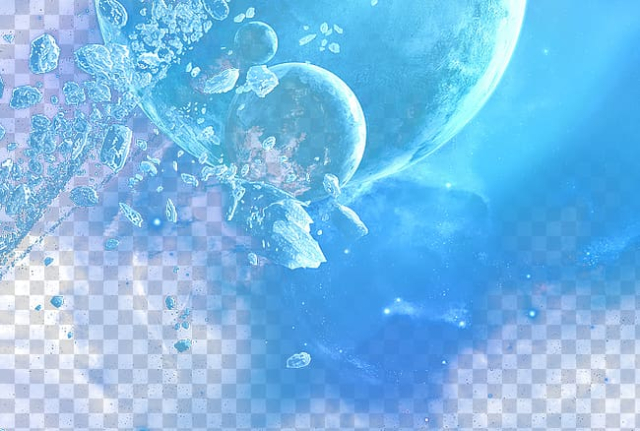 Free: Destroyed planet illustration, Earth Blue Sky High-definition ...