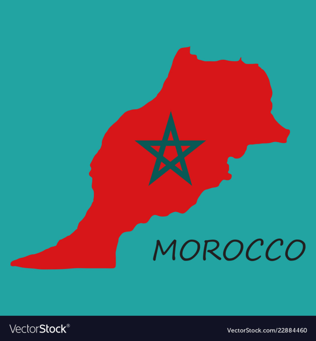 Free: Detailed morocco-map-flag vector image - nohat.cc