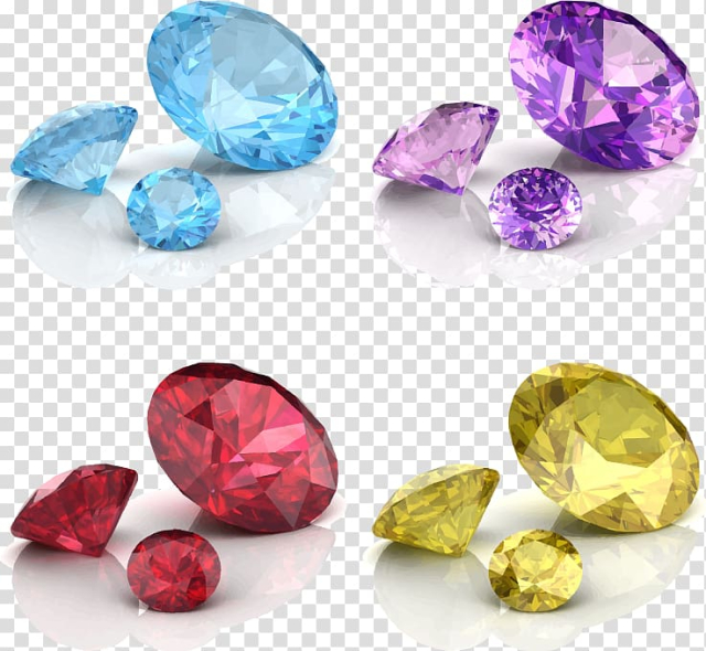 Free: Diamond color Gemstone Jewellery, colored diamonds transparent ...