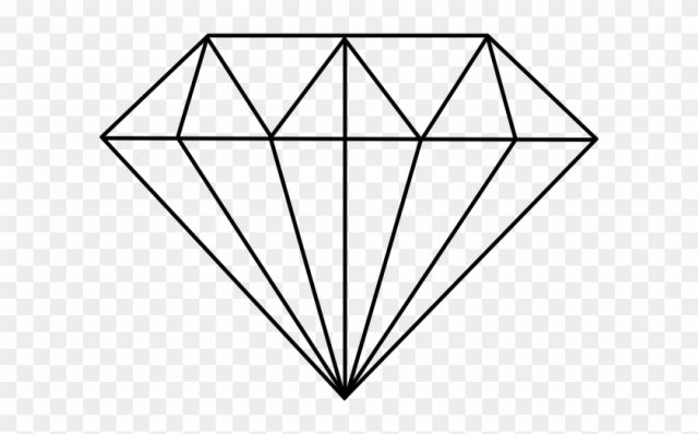 Free: Diamond Drawing Clipart - Diamond Geometric - nohat.cc