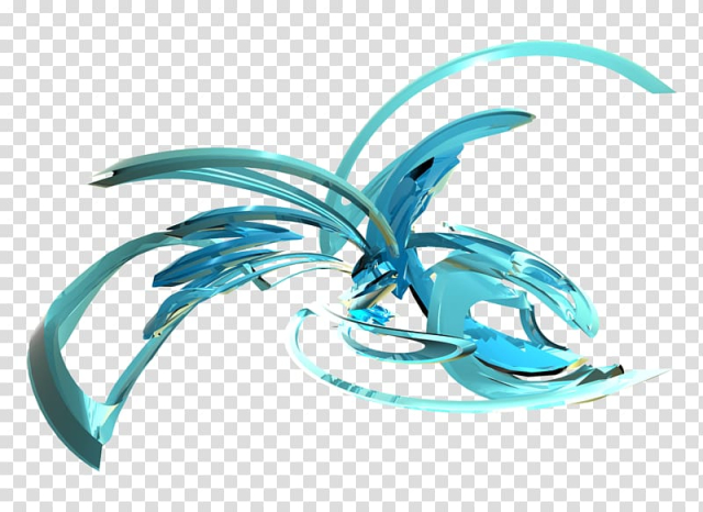 Free: Digital art Abstract art Cinema 4D, abstract 3d transparent ...