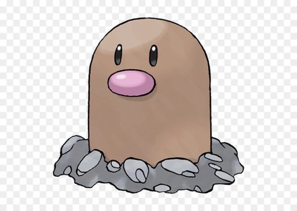Free: Diglett, Dugtrio, Kanto, Cartoon, Pink PNG - nohat.cc
