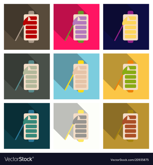 Free: Discharged and fully charged battery smartphone vector image ...