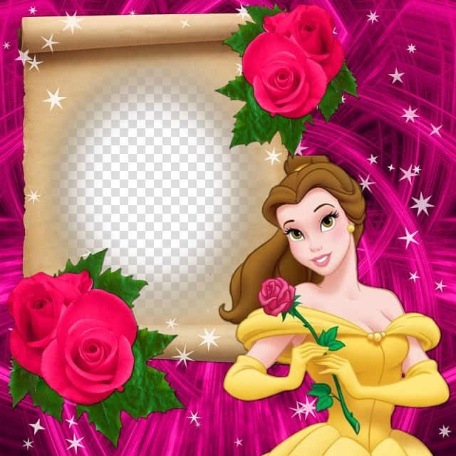 Disney Princess Border Clip Art Disney Princess Yellow And Blue In