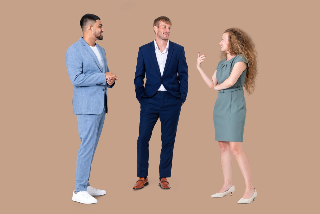 Free: Diverse business people in a group discussion… | Free stock photo ...