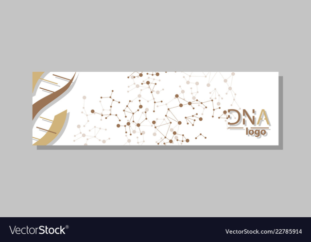 Free: Dna molecule brochure template flyer layout vector image - nohat.cc