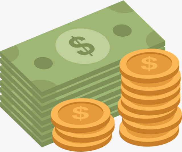 Free: Dollar Coins, Dollar Vector, 5 Dime Coin, 50 Fen Coins PNG and ...