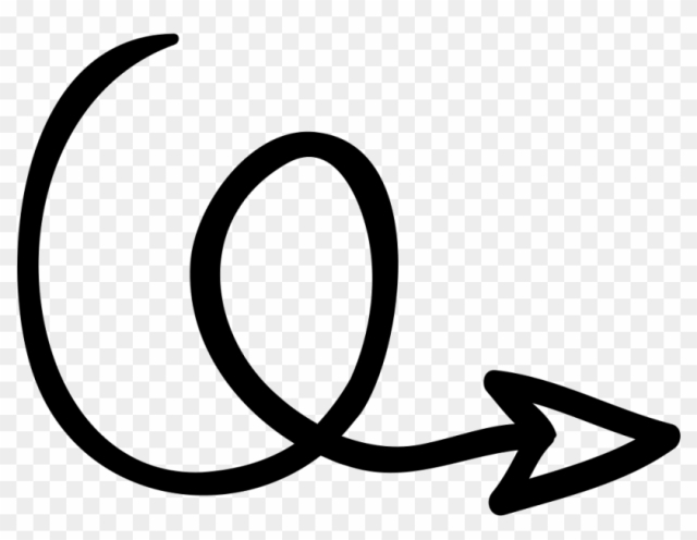 Free: Doodle Arrow Clipart Png - Swirly Arrow Jpg - nohat.cc