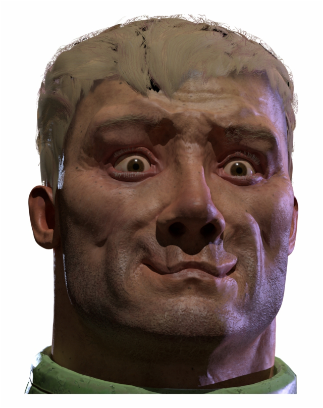 Free: Doom Quake Champions Face Nose Head Forehead - Quake Champions ...