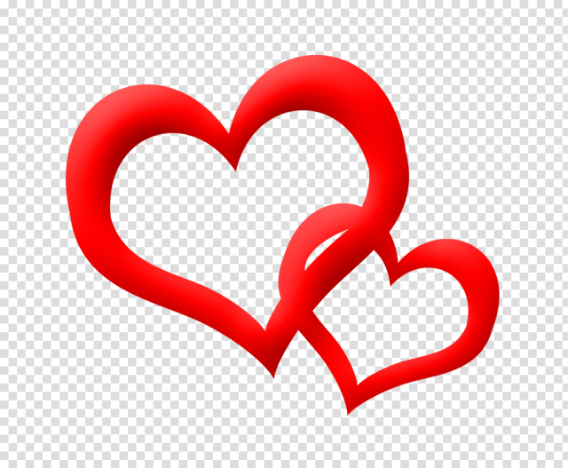 Free: double heart png icon transparent without background image ...