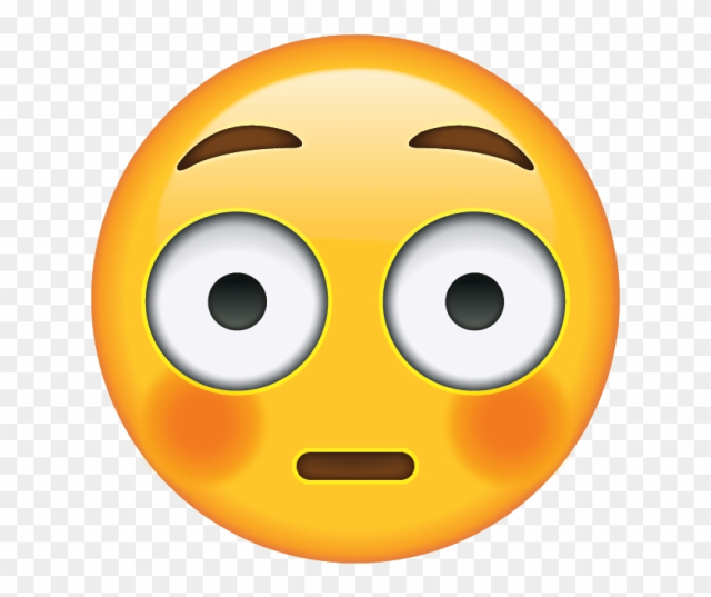 Free: Download Flushed Face Emoji Icon - Wide Eyed Blushing Emoji ...