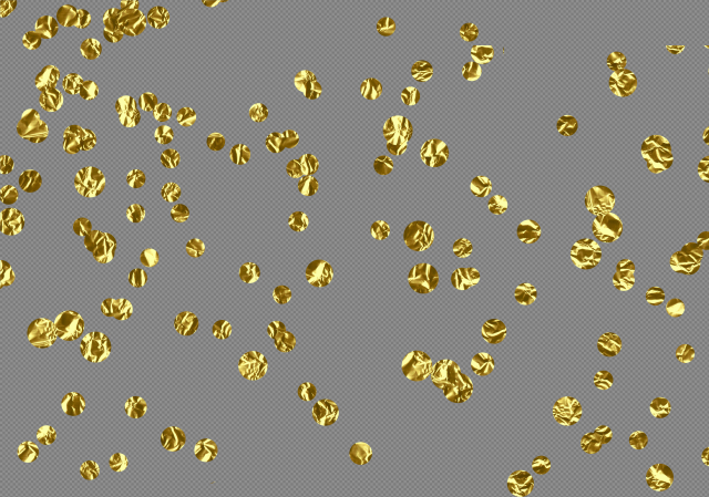 Free: Download Gold Confetti Border Png Png Library Stock - Gold ...