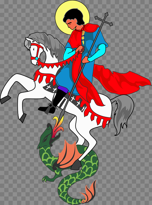 Free: Dragon Saint George - Free vector graphic on Pixabay - nohat.cc