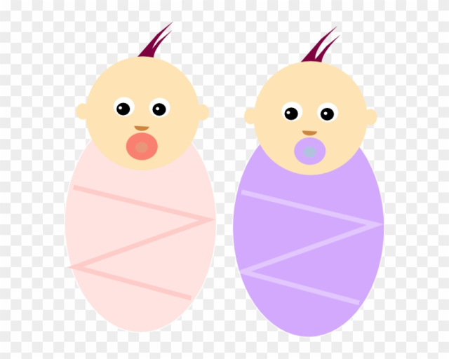 Free: Drawing Of Baby Twins - nohat.cc