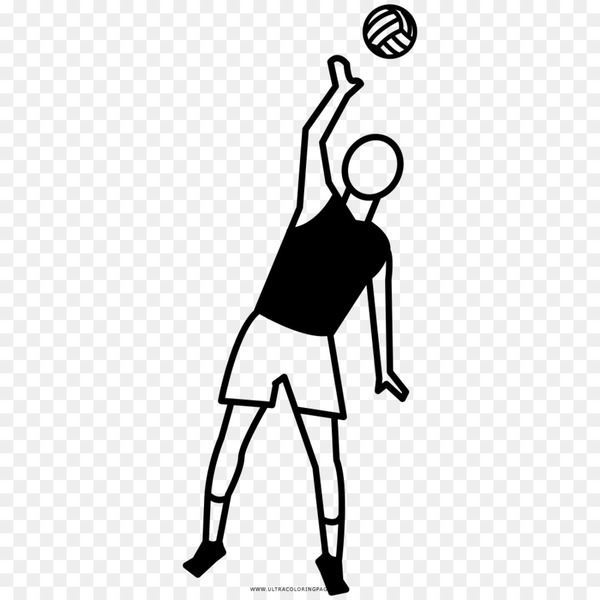 Free: Drawing Volleyball Coloring book - volleyball - nohat.cc
