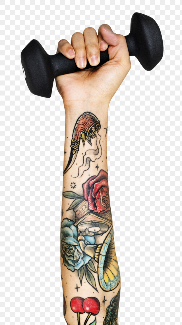 Free: Dumbbell png in hand sticker | Free PNG - rawpixel - nohat.cc