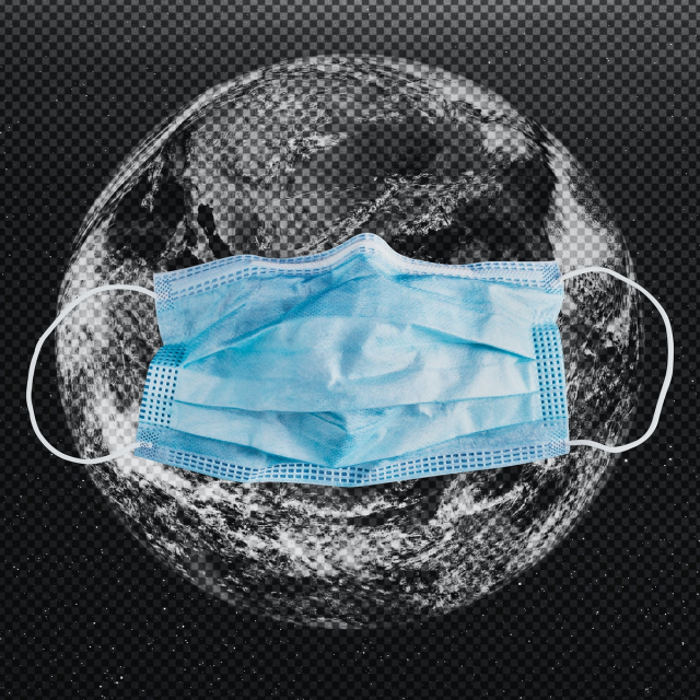 Free: Earth wearing a face mask due to COVID-19 - nohat.cc