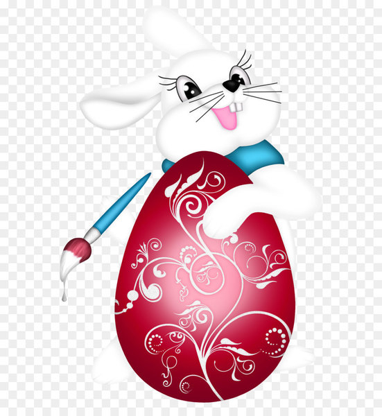 Free: Easter Bunny Clip art - Transparent Easter Bunny and Red Egg PNG ...
