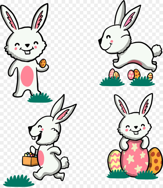 Free: Easter Bunny Domestic rabbit European rabbit Illustration ...