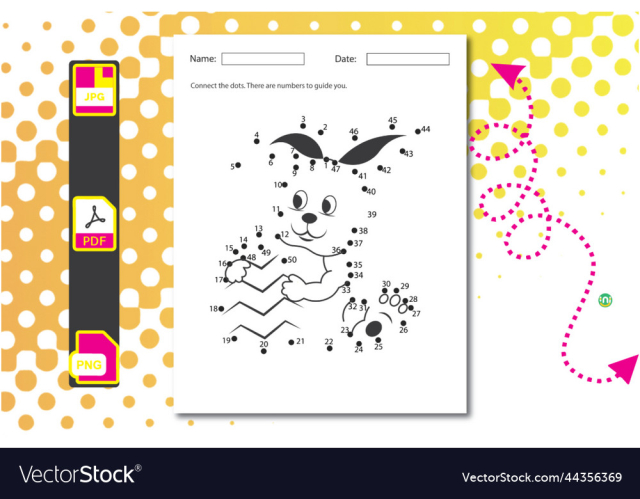 Free: easter bunny dot to dot - nohat.cc