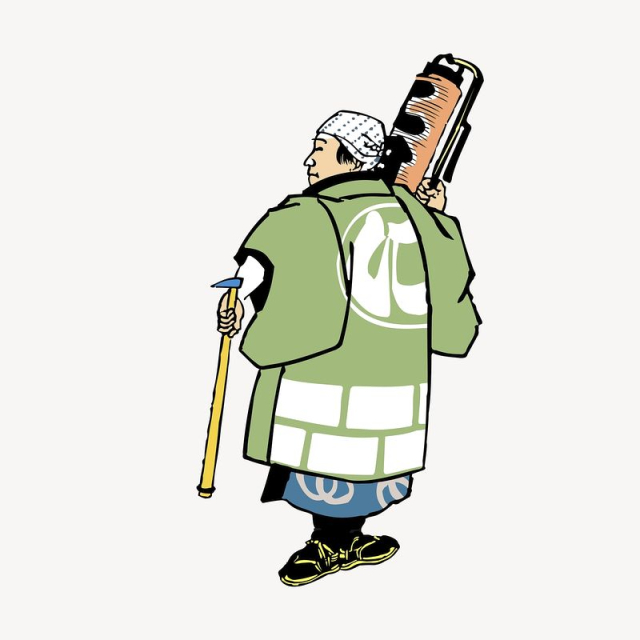 Free: Edo Firefighter clipart, illustration psd. | Free PSD - rawpixel ...