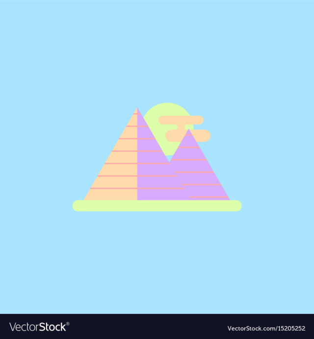 Free: Egypt pyramids and sun vector image - nohat.cc