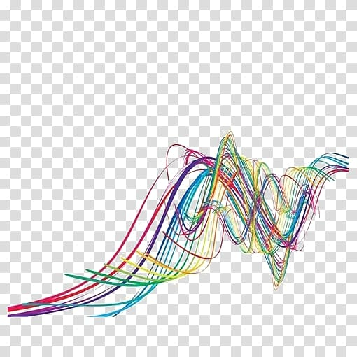 Free: Electrical cable , Colored lines transparent background PNG ...