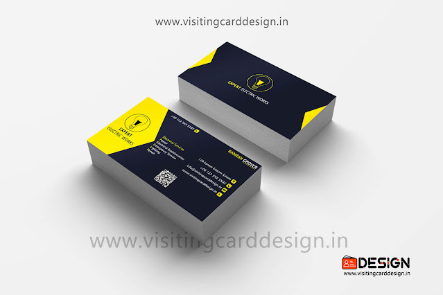 Free: Electrical Visiting Card Design in Cdr (CorelDraw) Free Download ...