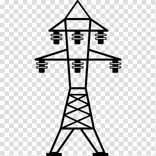 Free: Electricity Overhead power line, transmission tower transparent ...