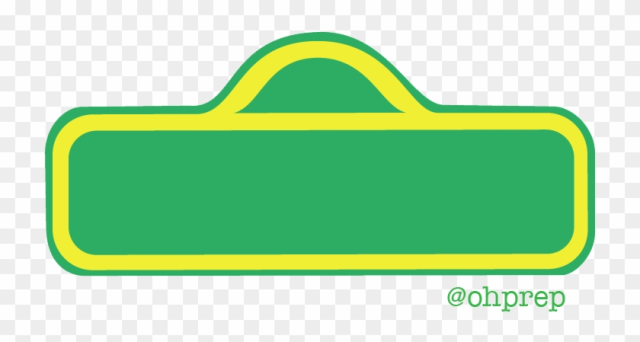Sesame Street Sign Template Clipart Best