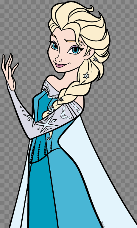 Free: Elsa Clip Art from Frozen | Disney Clip Art Galore - nohat.cc