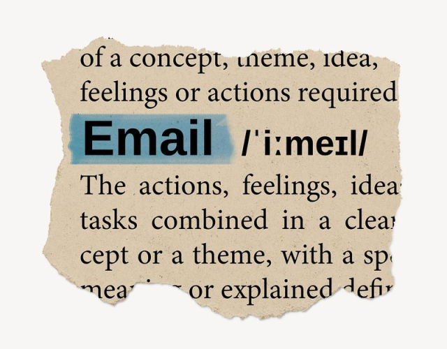 Free: Email ripped dictionary, editable word | Free PSD - rawpixel ...
