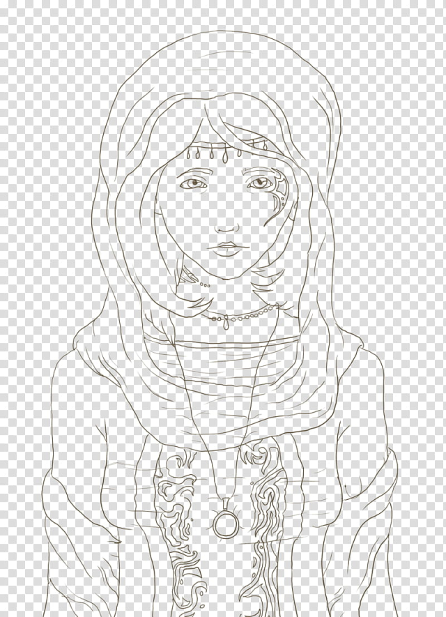 Free: Emily line art transparent background PNG clipart - nohat.cc