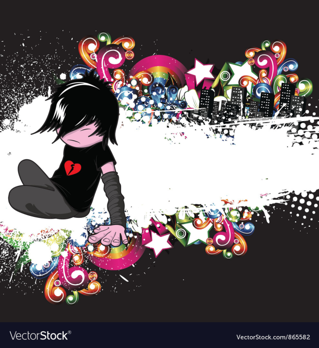 Free: Emo kid vector image - nohat.cc